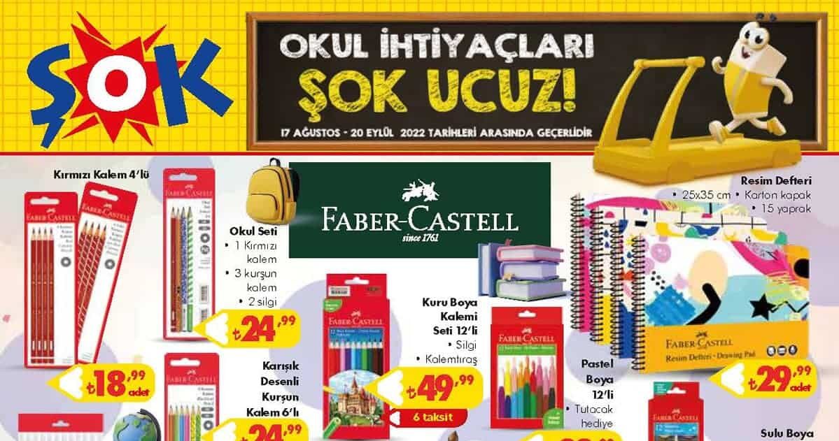 ŞOK OKUL VE KIRTASİYE ÜRÜNLERİ 2022 KATALOĞU