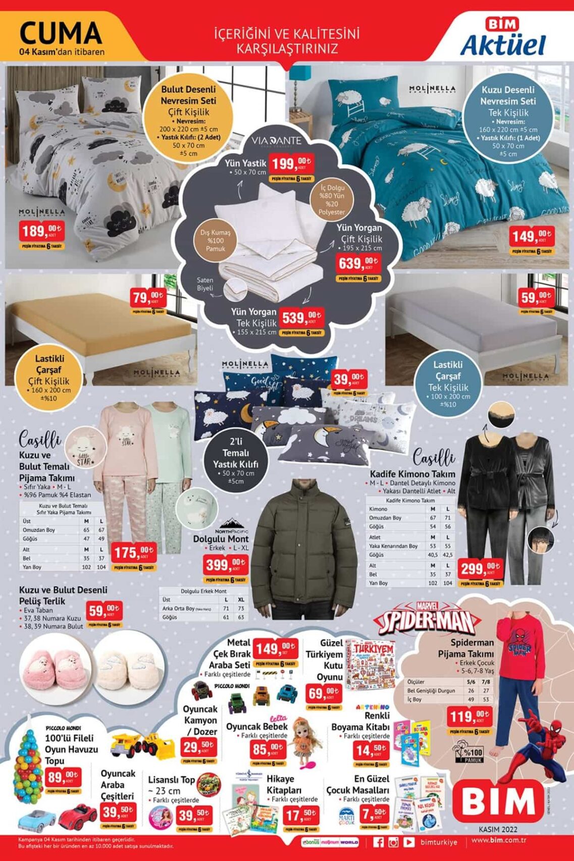 BİM 4 KASIM 2022 KATALOĞU – AKTÜELBUL