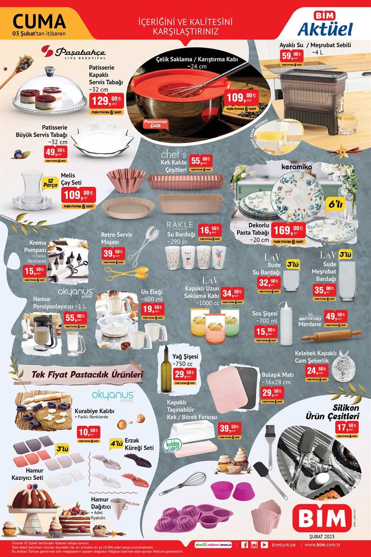 BİM 3 ŞUBAT 2023 KATALOĞU – AKTÜELBUL