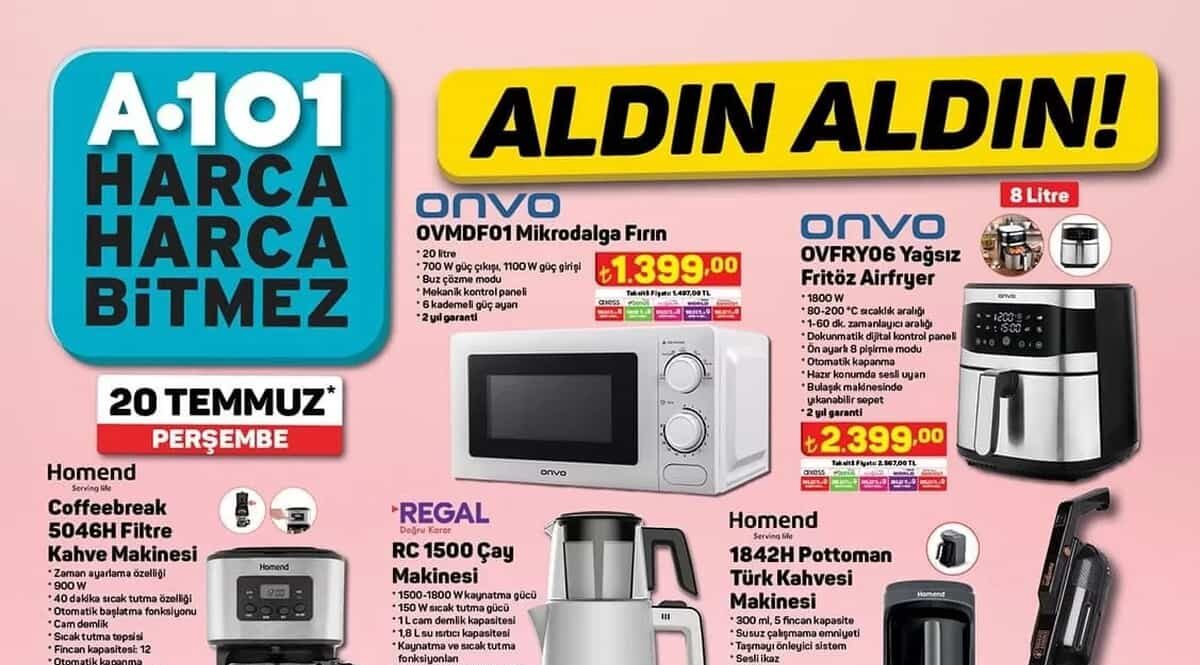 A101 20 TEMMUZ 2023 KATALOĞU