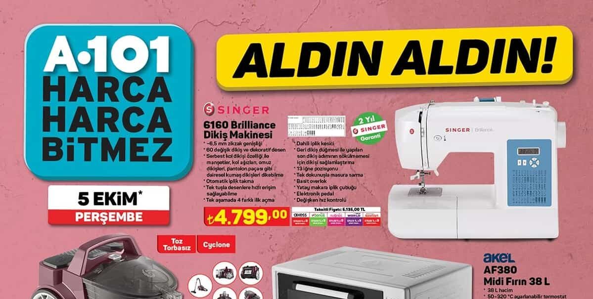 A101 5 EKİM 2023 KATALOĞU