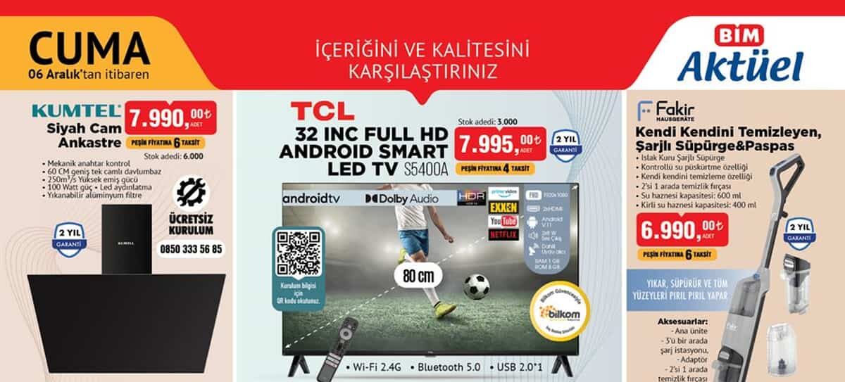 BİM 6 ARALIK 2024 AKTÜEL ÜRÜNLER KATALOĞU