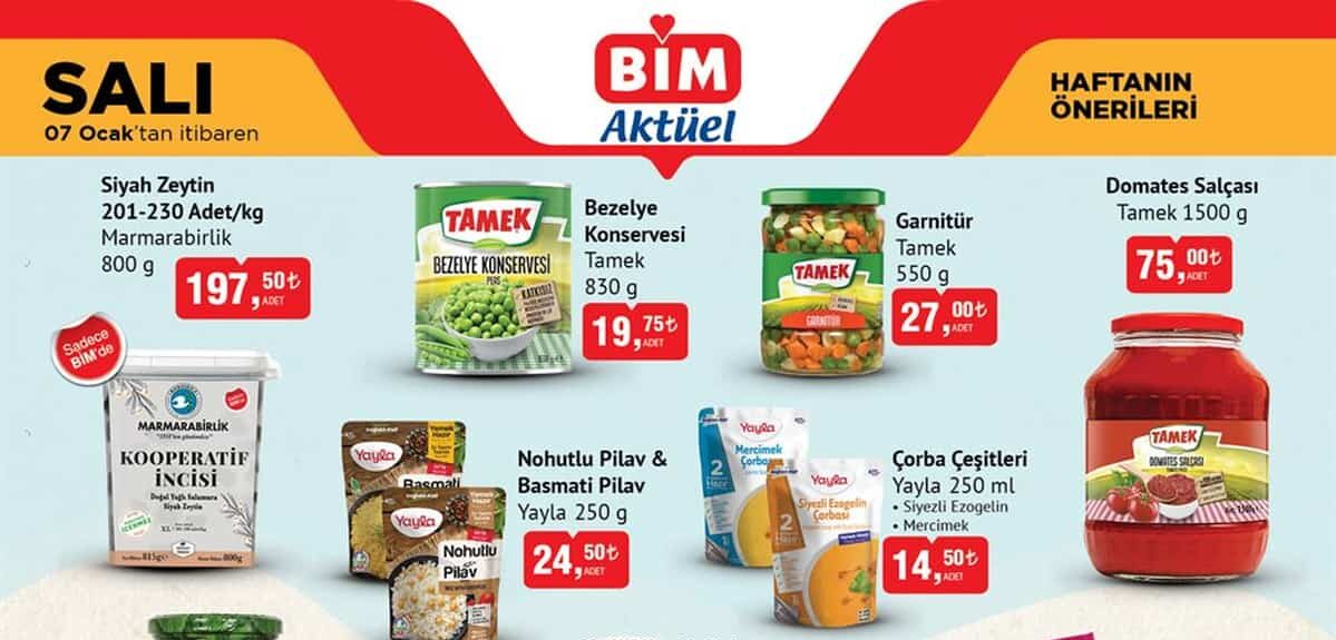 BİM 7 OCAK 2025 AKTÜEL ÜRÜNLER KATALOĞU
