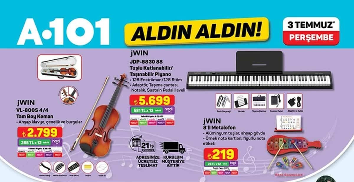 A101 3 TEMMUZ 2025 AKTÜEL ÜRÜNLER KATALOĞU